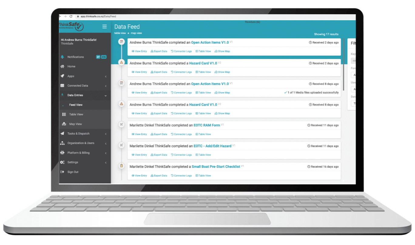 Health & Safety Support App | ThinkSafe Global